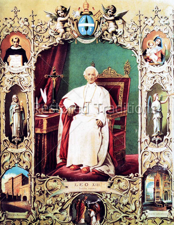Pope Leo XIII | High Resolution Stock Art - Restored Traditions