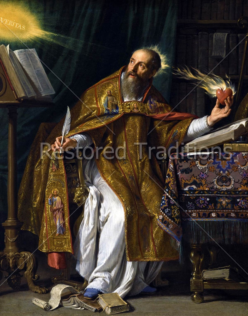 St. Augustine, Doctor of the Church | Fine Stock Art Resource ...