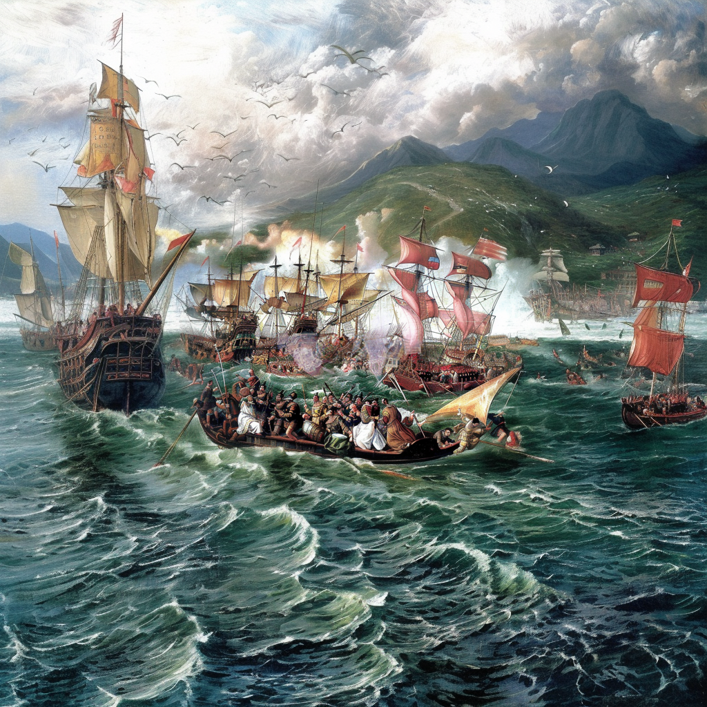 Historic Catholic Images: The Battle of Lepanto Restoration - Restored ...