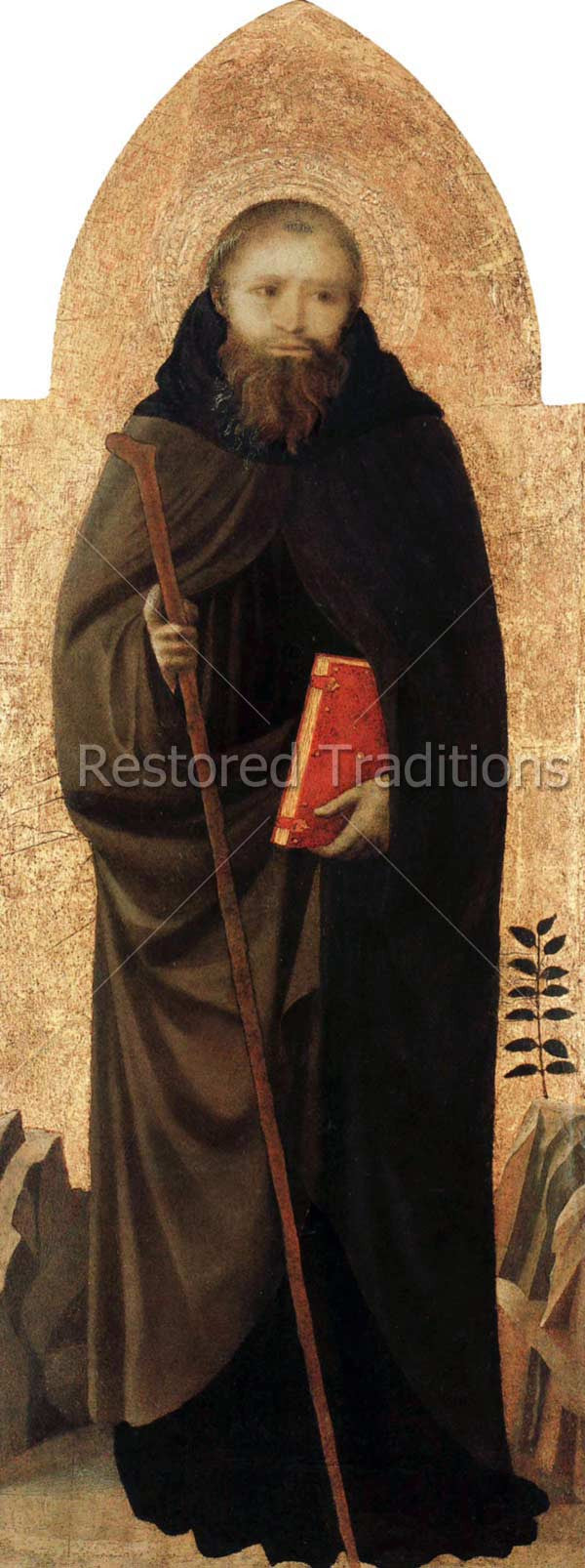 St. Anthony the Abbot, Angelico | High-Quality Stock Art - Restored ...