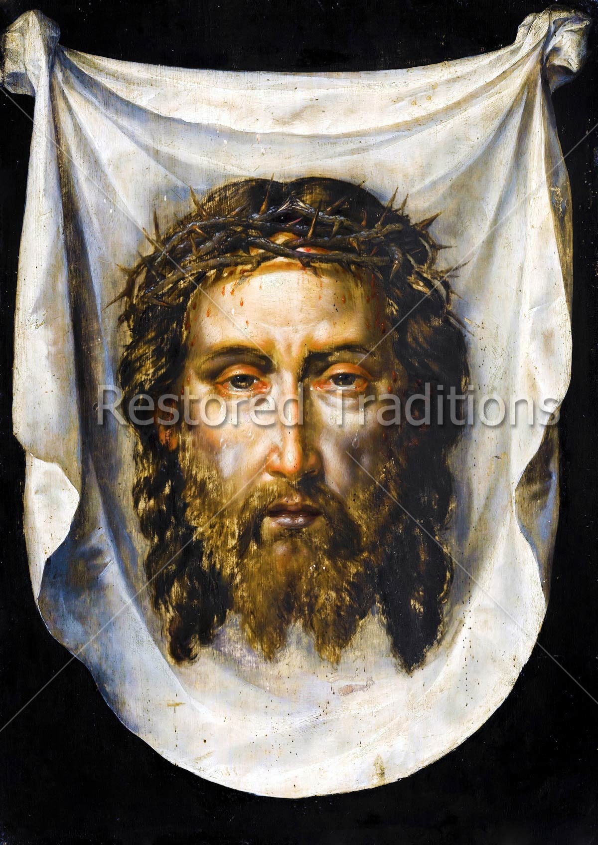 The Holy Face | High Resolution Stock Art - Restored Traditions