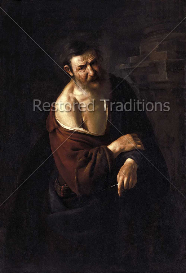 Saint Bartholomew Portrait | Stock Art in High Resolution - Restored ...