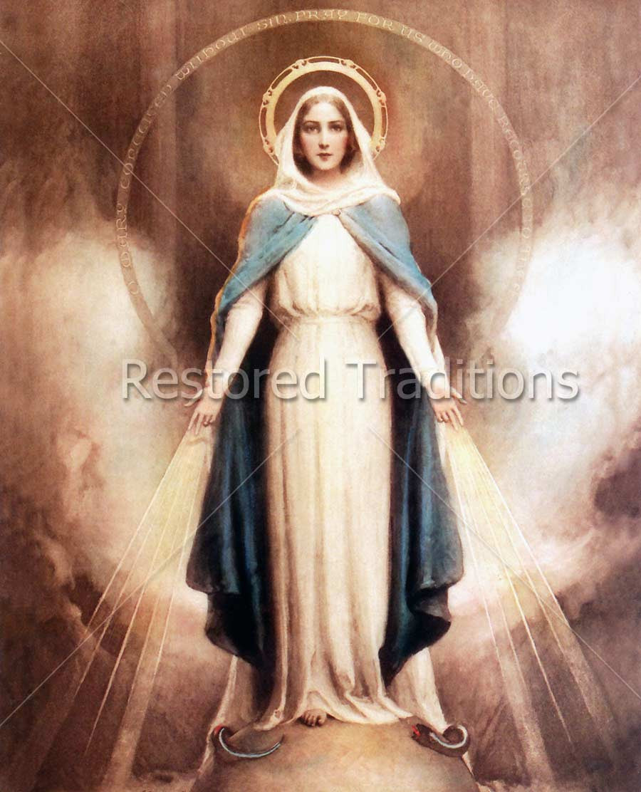 Our Lady of Grace, Chambers | High Resolution Stock Art - Restored ...