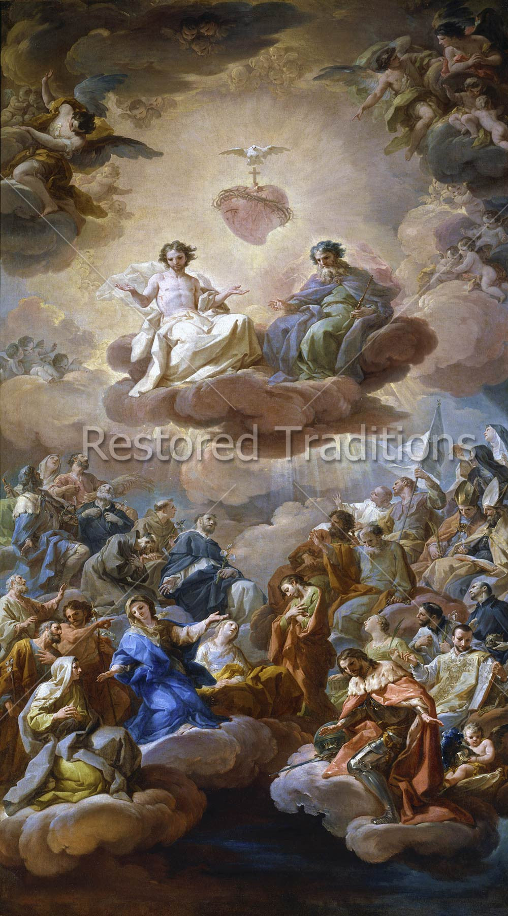 Most Blessed Trinity | High-Resolution Image - Restored Traditions