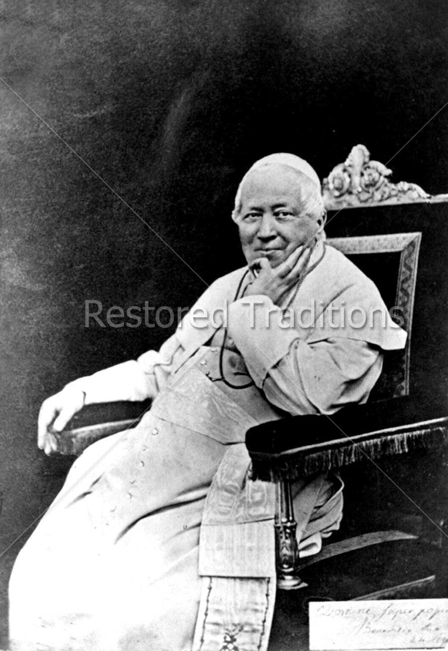 Pope Pius IX | High Resolution Image - Restored Traditions