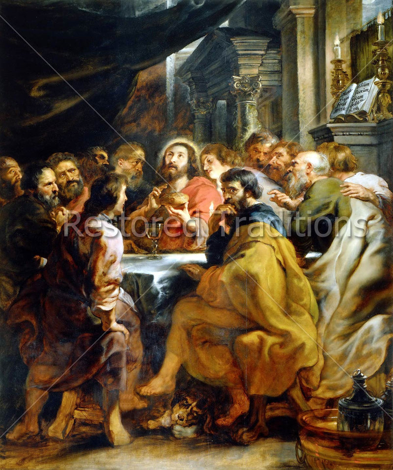 The Last Supper, by Rubens | High Resolution Image - Restored Traditions