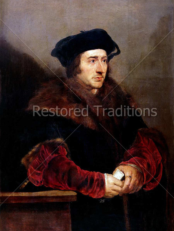 Stock Art Image | St. Thomas More, by Peter Paul Rubens - Restored ...