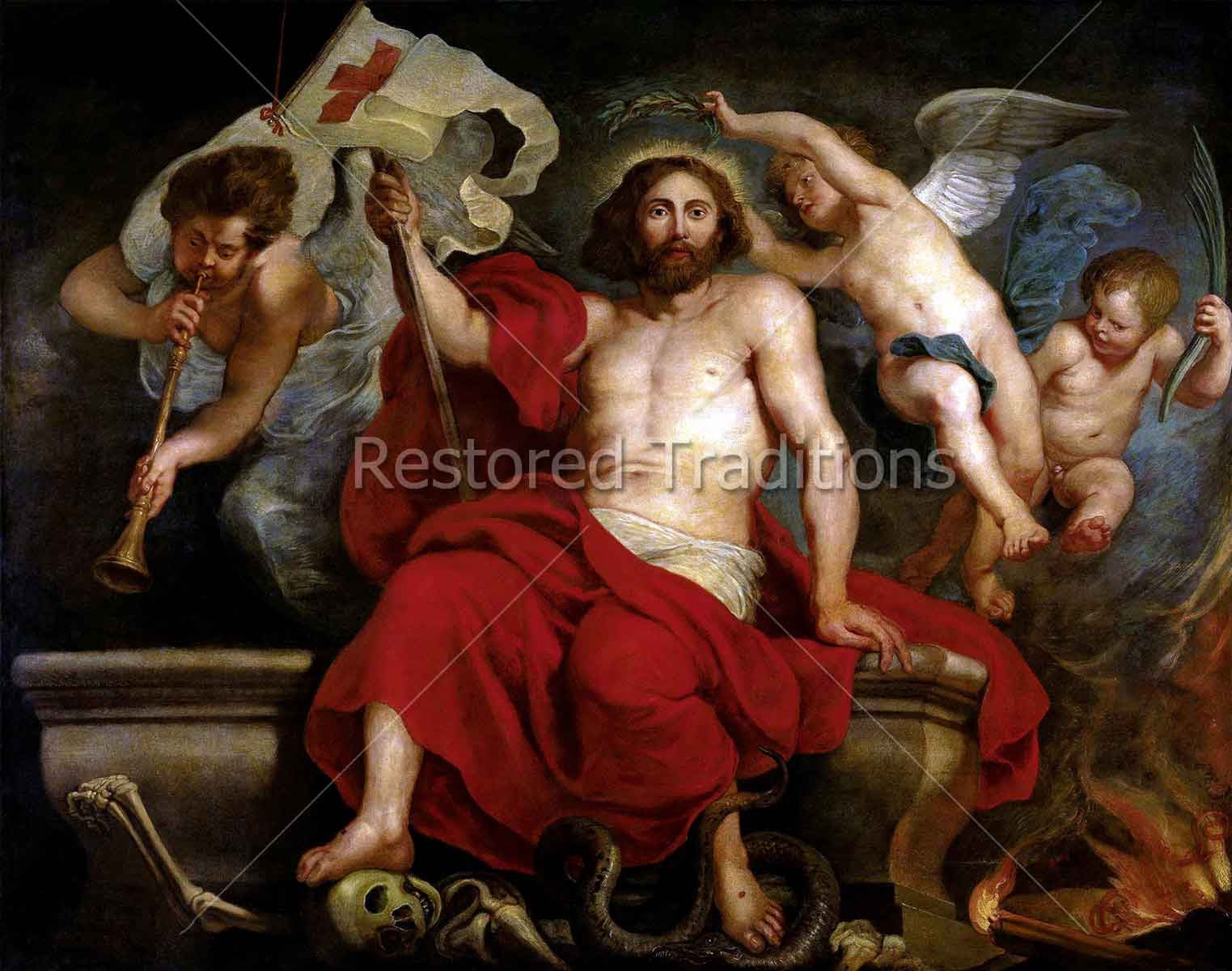 Triumph of Christ Over Sin and Death, by Rubens | High-Res Download ...