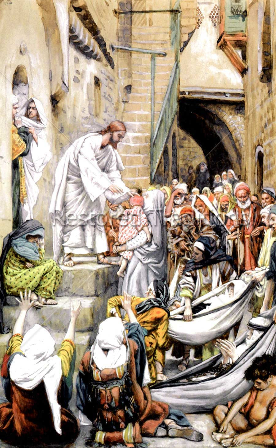 Jesus Visiting The Sick