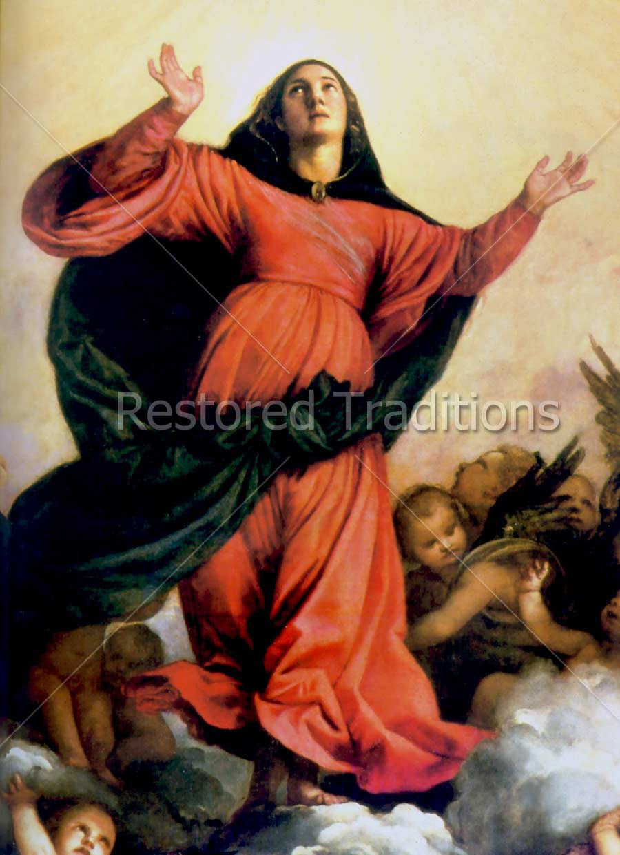 Virgin Mary Assumed Into Heaven, Titian | High Resolution Image ...