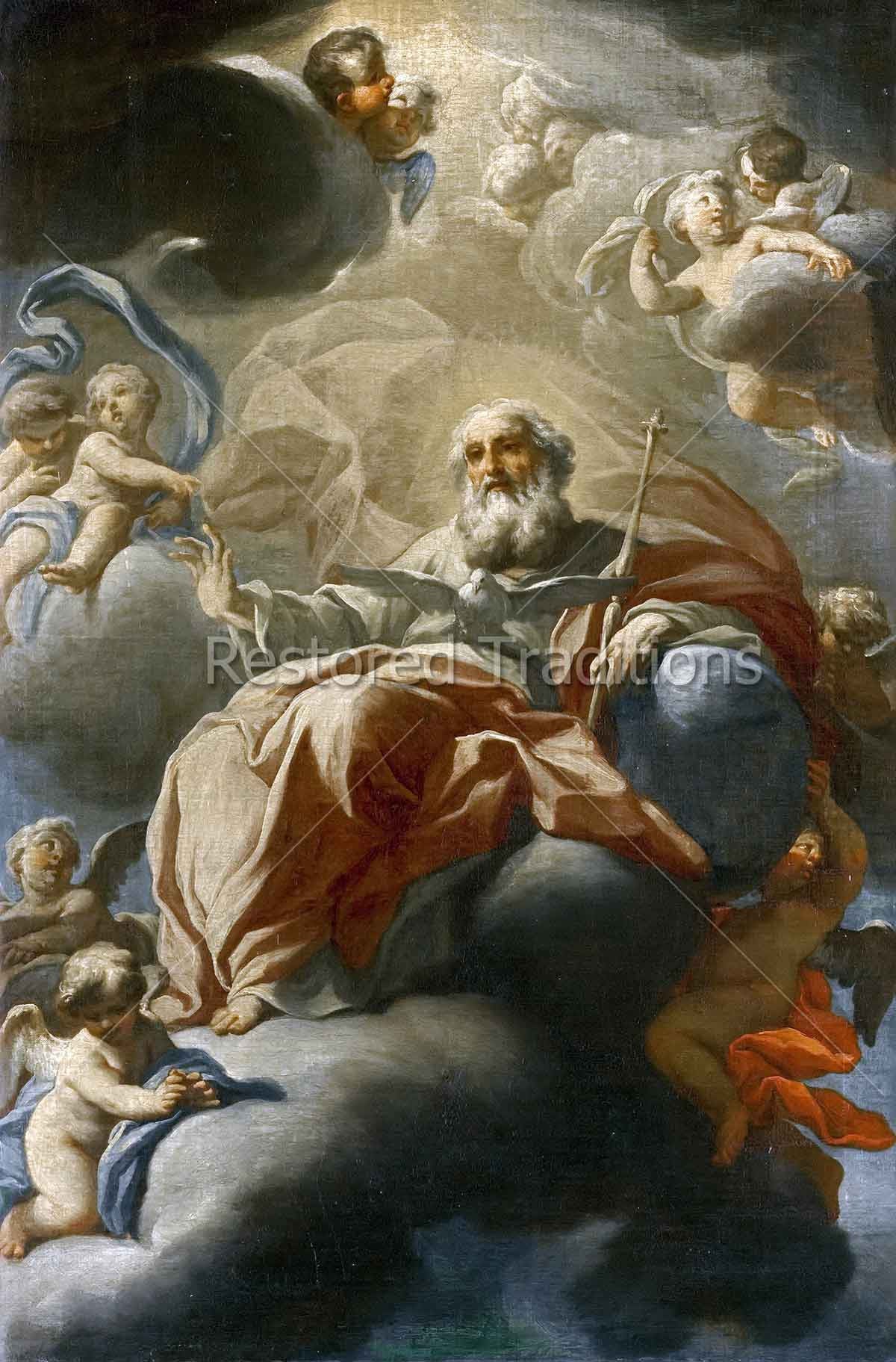 God the Father and the Holy Ghost | Royalty-Free Image - Restored ...