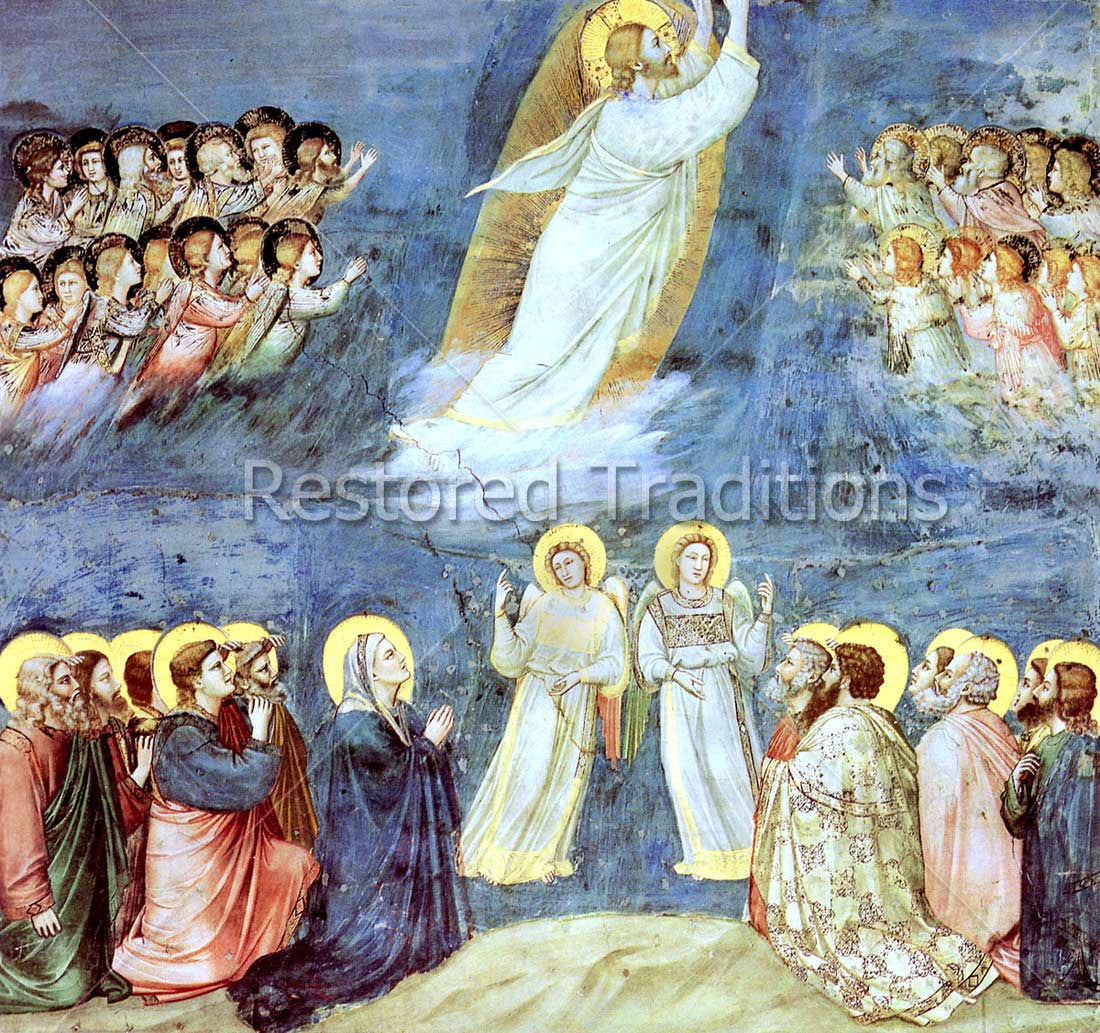 The Ascension of Jesus, Giotto | High Resolution Image - Restored ...