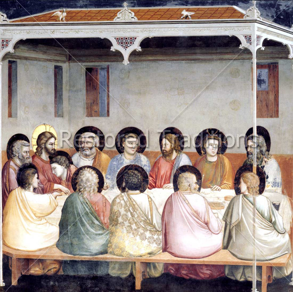 Last Supper, Giotto | High Resolution Image - Restored Traditions