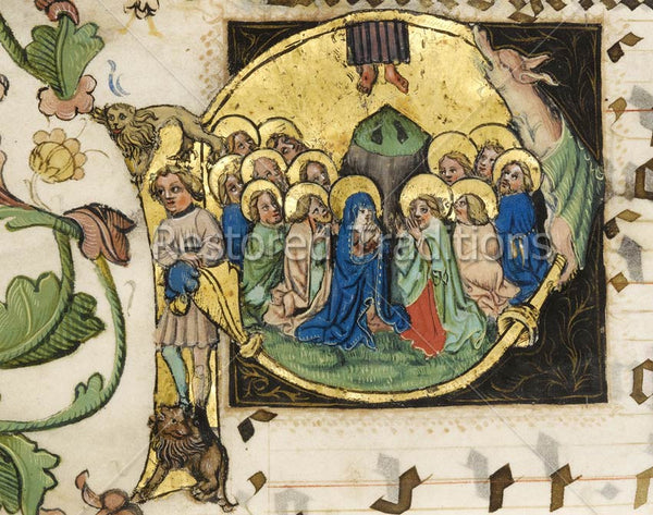 Manuscript Illustration of the Ascension | High Resolution Image ...