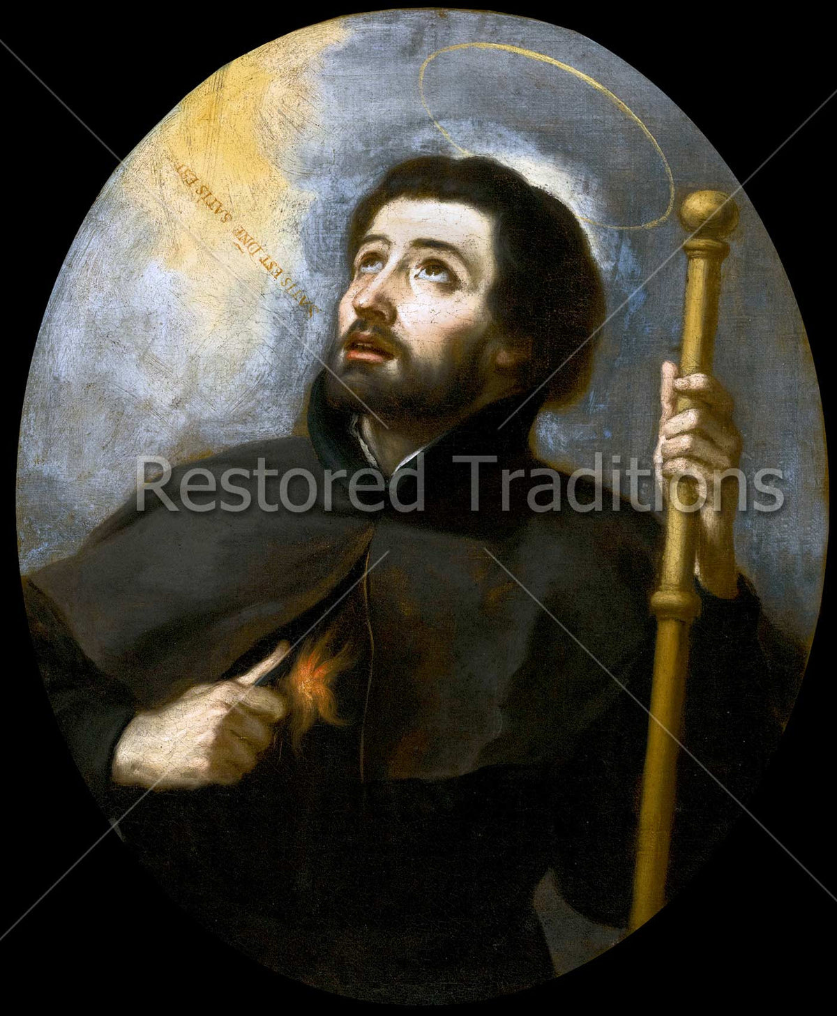St. Francis Xavier, Murillo, Detail | High-Quality Stock Art - Restored ...