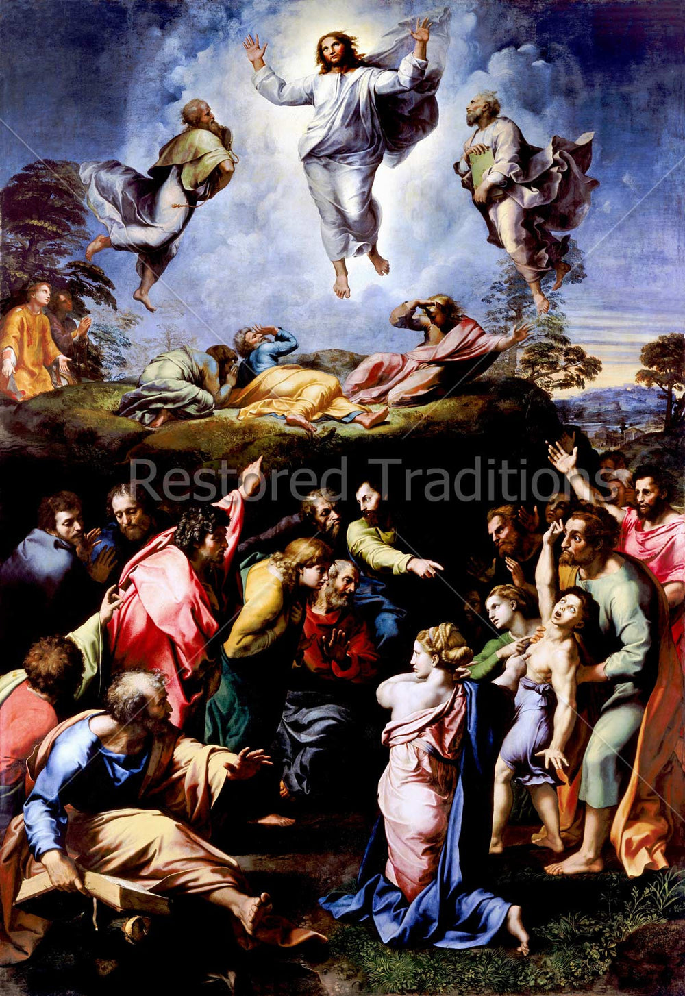 Stock Art Download | Transfiguration of Jesus Christ — Artist Raphael ...