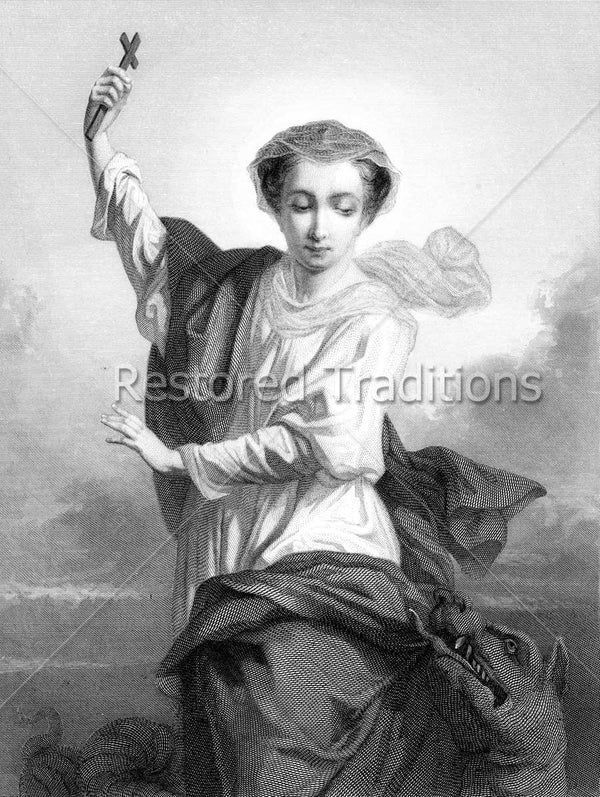 St. Martha | High-Quality Stock Art - Restored Traditions