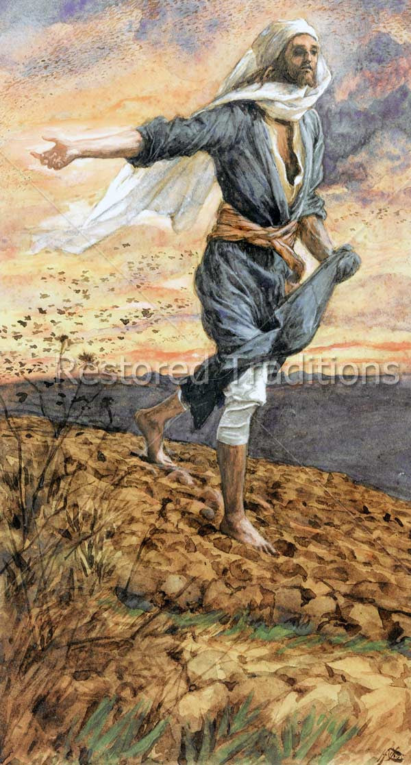 The Sower – Tissot | High-Res Image Download - Restored Traditions